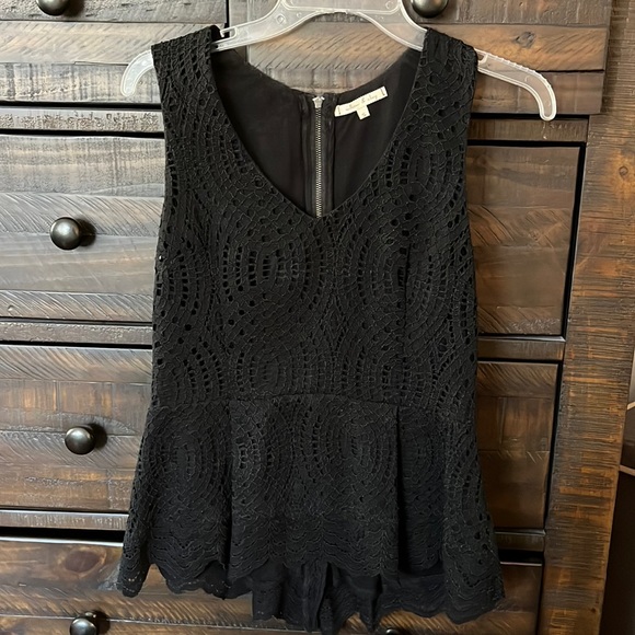 Willow & Clay | Tops | Willow Clay Black Lace Tank | Poshmark